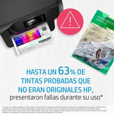 Kit de cabezal de impresión HP 3YP86AL Negro y Tricolor HP 315, 415, 5